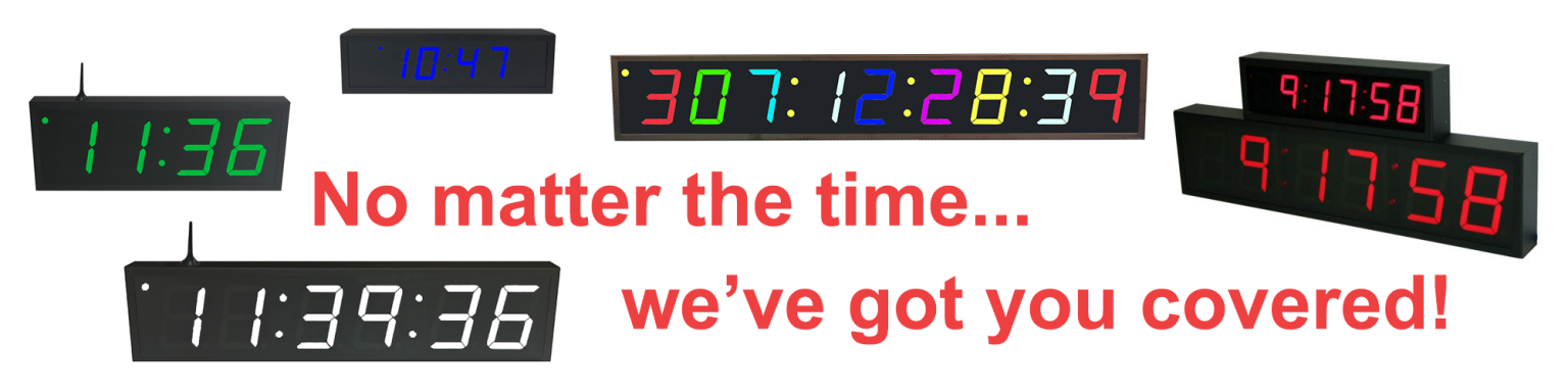 NTP PoE and WiFi Displays - TimeMachines Inc.
