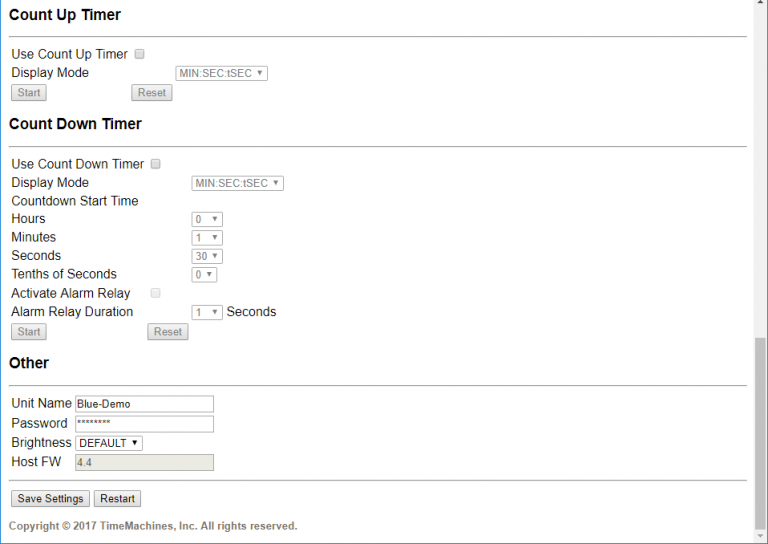 PoE NTP Digital Wall Clocks - TimeMachines Inc.