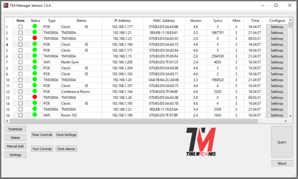 Synchronized Clock Systems - TimeMachines Inc.