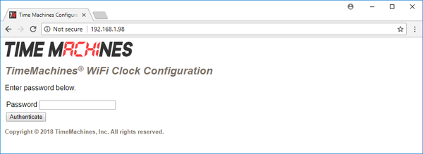 WiFi NTP Digital Wall Clocks - TimeMachines Inc.