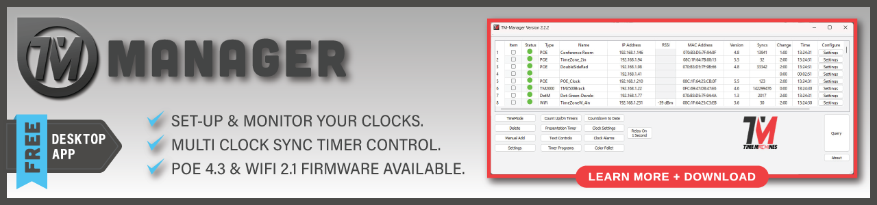 Support & downloads for TimeMachines Inc.